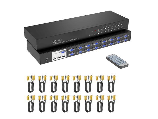 Click here for 16 Port KVM Switch Yinker Rack KVM Console VGA 16x... prices
