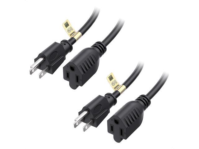 Click here for Cable Matters 2-Pack 16 AWG Heavy Duty Power Exten... prices