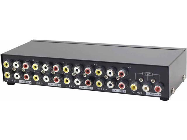 Click here for Panlong 8-Way AV Switch RCA Switcher 8 in 1 Out Co... prices