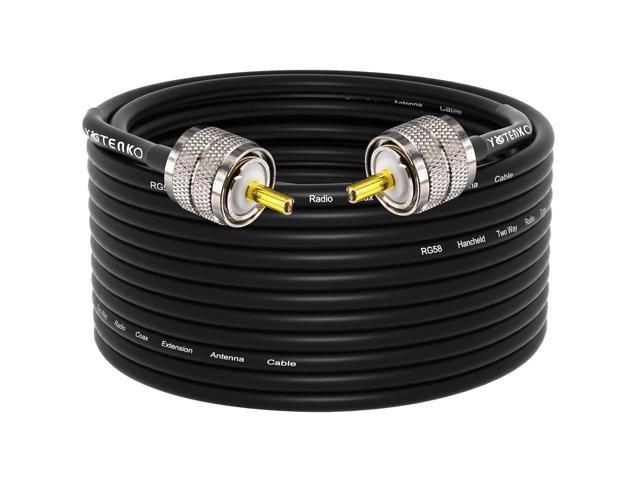 Click here for RG58 Coaxial Cable 49.2ft  CB Coax Cable  UHF PL25... prices