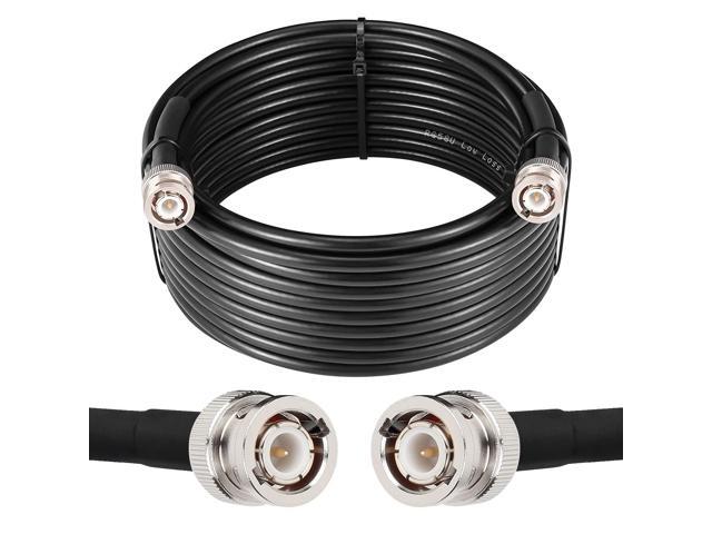 Click here for BNC Male to BNC Male Coax Cable 25ft  50 Ohm RG58... prices