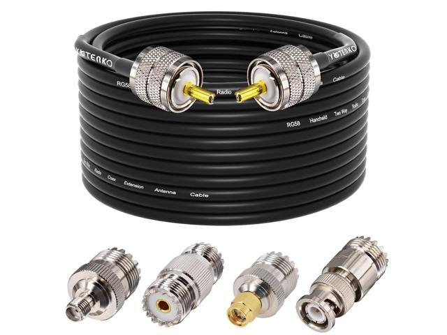 Click here for Ham Radio Coax Cable 50 Ohm RG58 Coaxial Cable 49.... prices