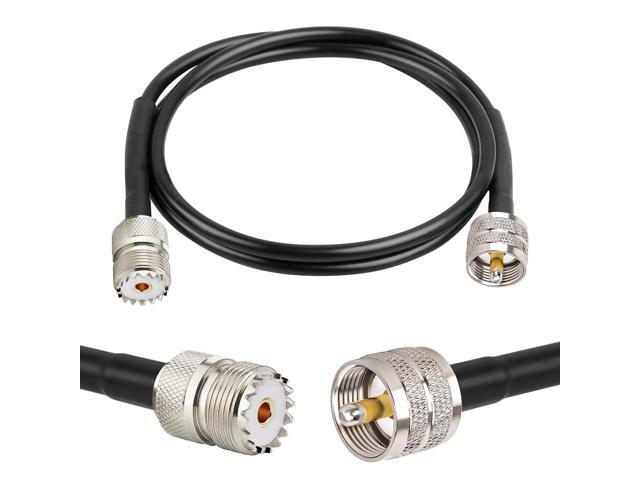 Click here for PL-259 UHF CB Coax Cable 6FT  RG58 PL-259 UHF Male... prices