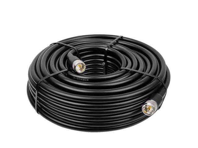 Click here for UHF CB Coax Cable  100ft KMR400 PL259 Male to Male... prices