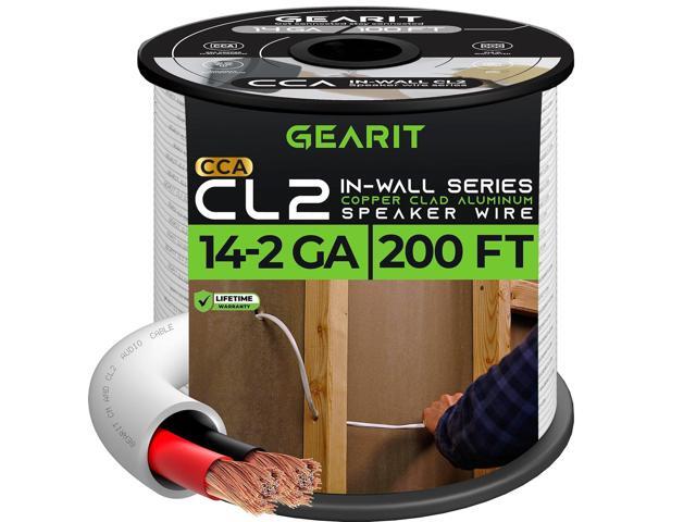 Click here for GearIT 14/2 Speaker Wire (200 Feet) 14 Gauge (Copp... prices