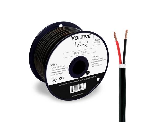 Click here for Voltive 14/2 Speaker Wire - 14 AWG/Gauge 2 Conduct... prices