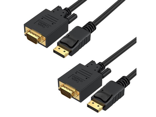 Click here for CableCreation DP to VGA Cable 6 FT  [2-Pack] Displ... prices