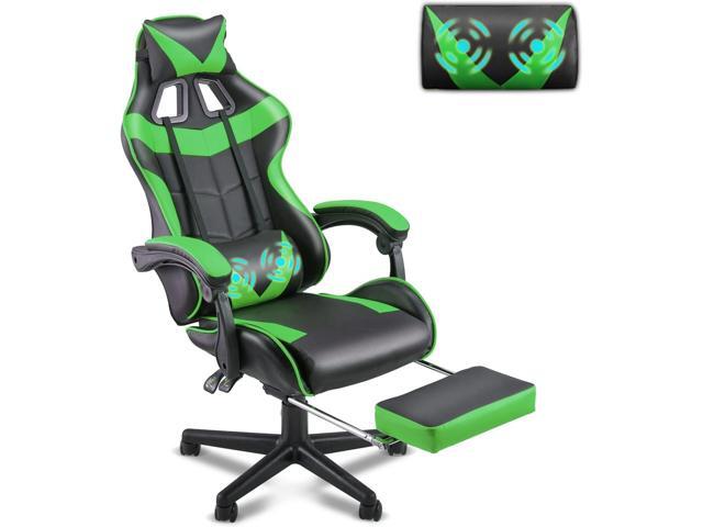 Click here for Soontrans Green Gaming Chair with Footrest Racing... prices