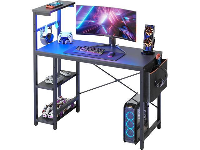 Click here for Bestier Gaming Desk with LED Lights  44 Inch PC Ga... prices