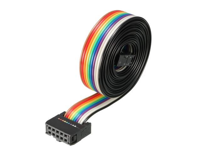Click here for uxcell IDC Rainbow Wire Flat Ribbon Cable 10 Pins... prices