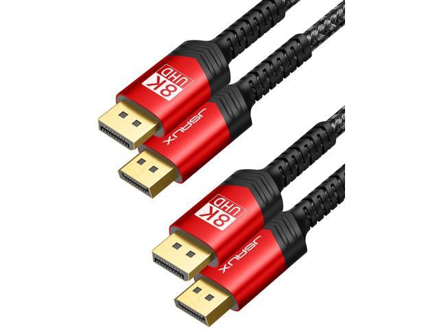 Click here for JSAUX 8K DisplayPort Cable 2 Pack  DP Cable 6.6ft8... prices