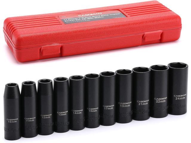 Click here for CASOMAN 11 Pieces 1/2-Inch Drive Deep Impact Socke... prices