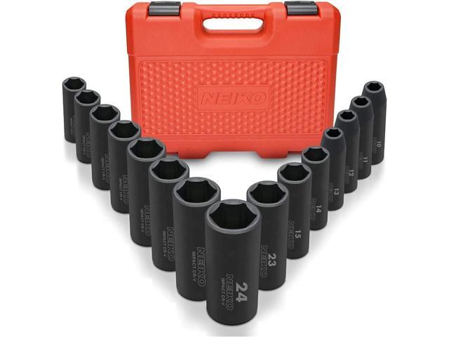 Click here for NEIKO 02474A 1/2 Impact Socket Set  15 Piece Metri... prices