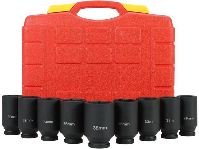 Click here for 9PCS 1/2 Drive Deep 6-Point Impact Socket Set  Met... prices