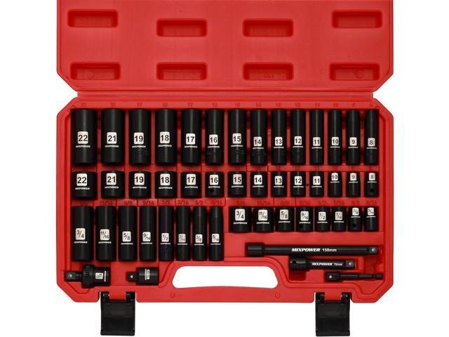 Click here for MIXPOWER 3/8 Drive Deep Impact Socket Set  6 Point... prices