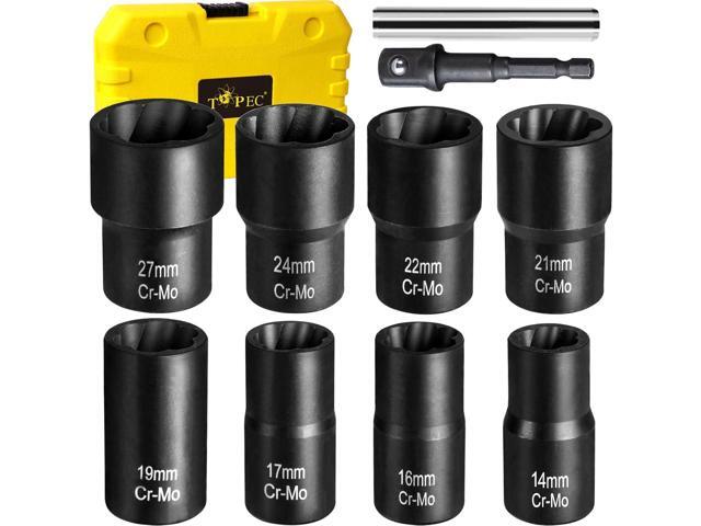 Click here for Topec Bolt Extractor Set  10 Piece Lug Nut Remover... prices