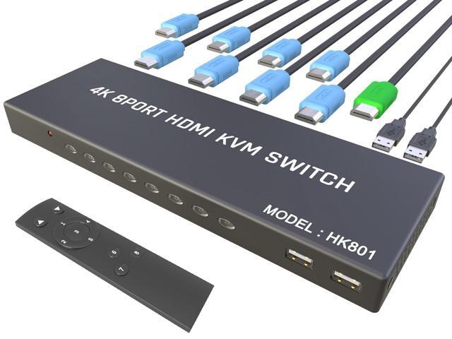 Click here for KVM Switch HDMI 8 Port - HDMI Switch with Remote-... prices