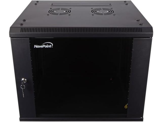 Click here for NavePoint 9U Server Cabinet Wall Mount Rack Enclos... prices