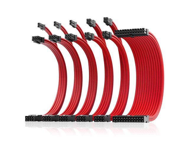 Click here for ASIAHORSE Power Supply Sleeved Cable  16AWG PSU Ca... prices