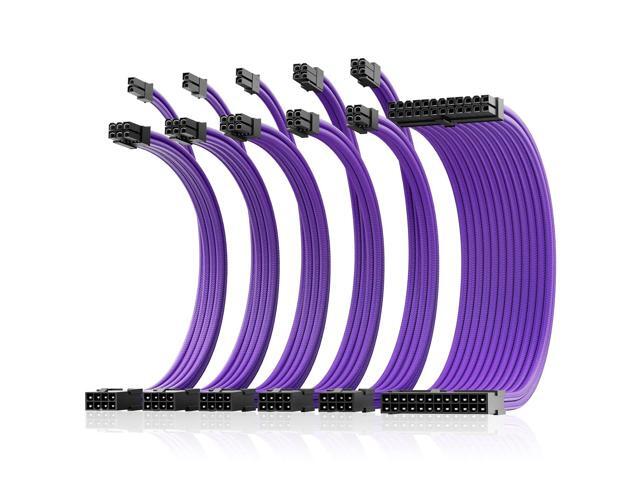 Click here for AsiaHorse Power Supply Sleeved Cable  16AWG PSU Ca... prices