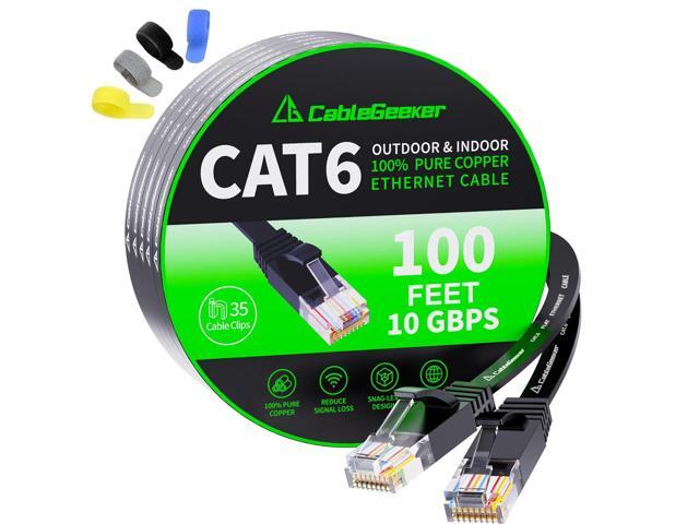 Click here for Cat 6 Ethernet Cable 100 ft  Indoor & Outdoor  Hig... prices
