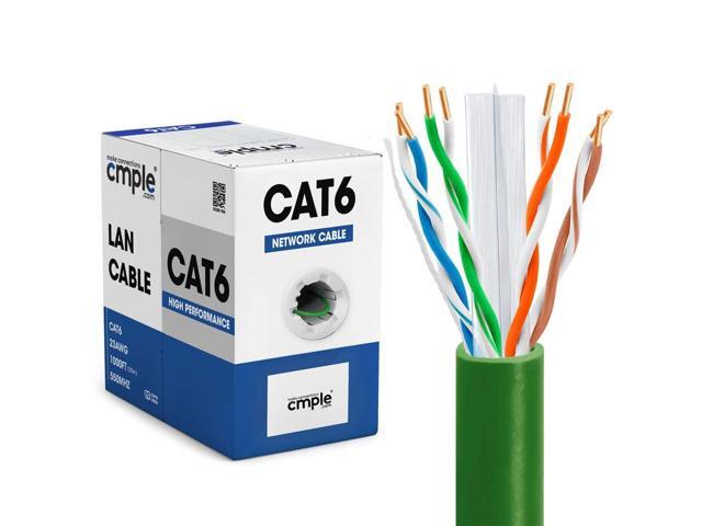 Click here for Cmple - Cat6 Cable 1000ft Bulk Lan Ethernet Cat 6... prices