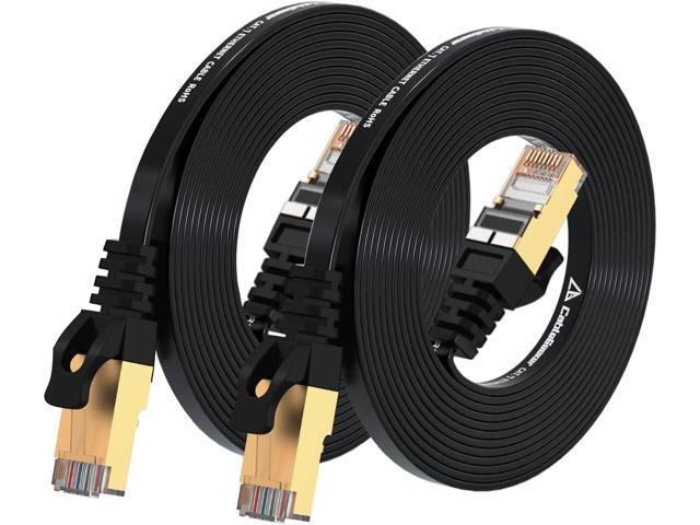 Click here for Cat 7 Shielded Ethernet Cable 8ft 2pack (Highest S... prices