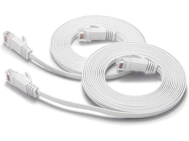 Click here for BUSOHE Cat6 Ethernet Cable 6FT 2Pack White  Cat-6... prices