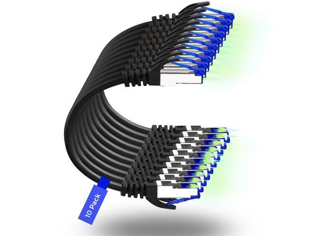 Click here for Rapink Patch Cables Cat8 1ft 10 Pack Slim  Cat8 Et... prices