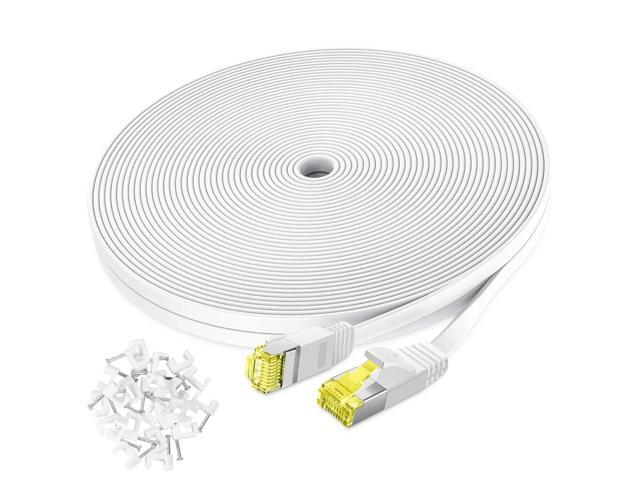 Click here for Cat 6 Ethernet Cable 30 ft High Speed Flat White C... prices