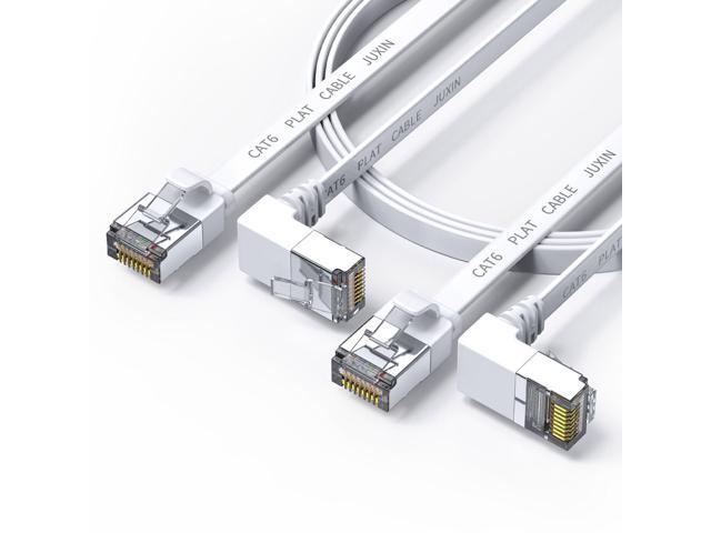 Click here for 2Pack Cat 6 Ethernet Cable 90 Degree Rightangle Ca... prices