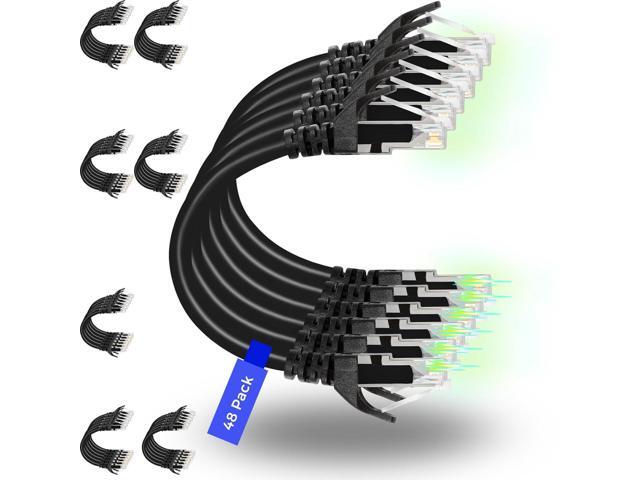 Click here for Patch Cables Cat6 1ft (48 Pack)  Ethernet Patch Ca... prices