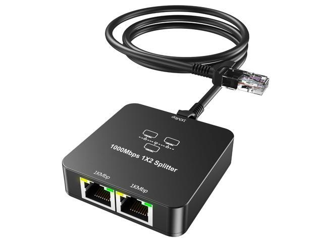 Click here for Ethernet Splitter 1 to 2 Out with Cat 6 Ethernet C... prices