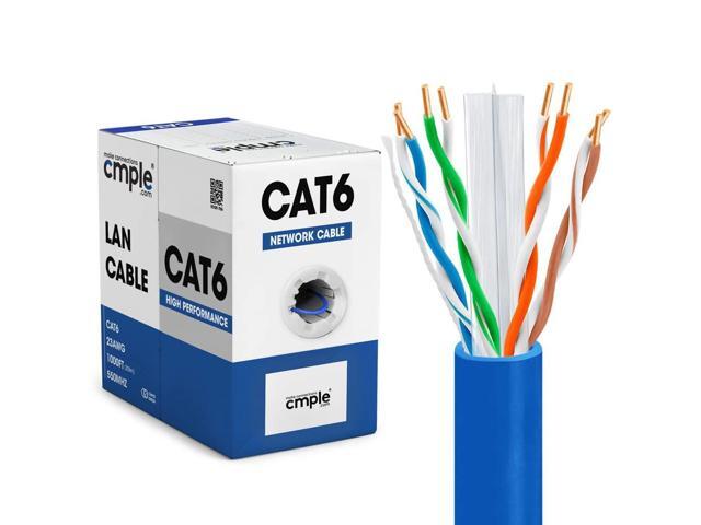 Click here for Cmple - Cat6 Cable 1000ft Bulk Lan Ethernet Cat 6... prices