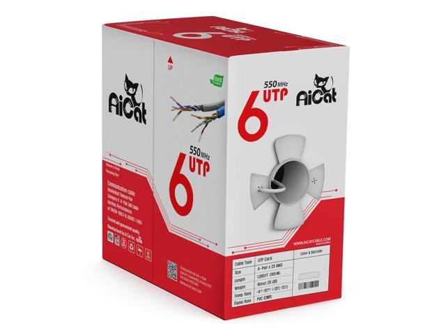 Click here for Cat 6 Ethernet Cable 1000ft - 23 AWG  CMR  Insulat... prices