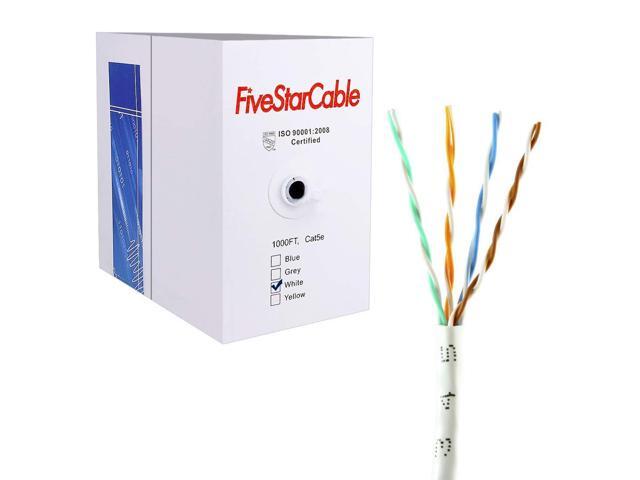 Click here for Cat5e 1000 Ft 24AWG UTP 4 Twisted Pair Ethernet Ro... prices