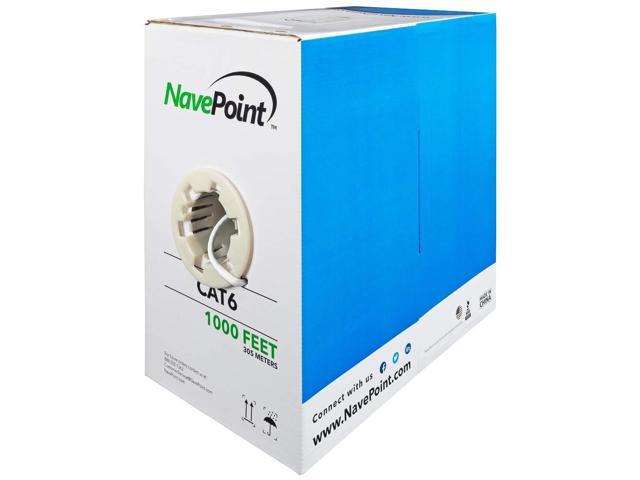 Click here for NavePoint Cat6 (CCA)  1000ft  White  Solid Bulk Et... prices