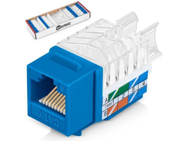 Click here for Everest Media Solutions 45° Angled CAT6 Keystone J... prices