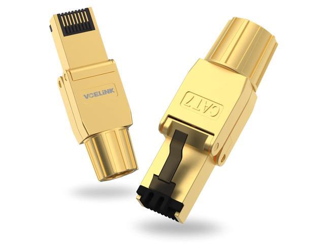 Click here for VCELINK RJ45 Connectors Tool Free Cat 7  Shielded... prices
