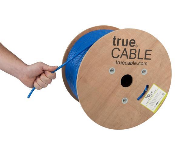 Click here for trueCABLE Cat6A Riser (CMR)  1000ft  Blue  23AWG 4... prices
