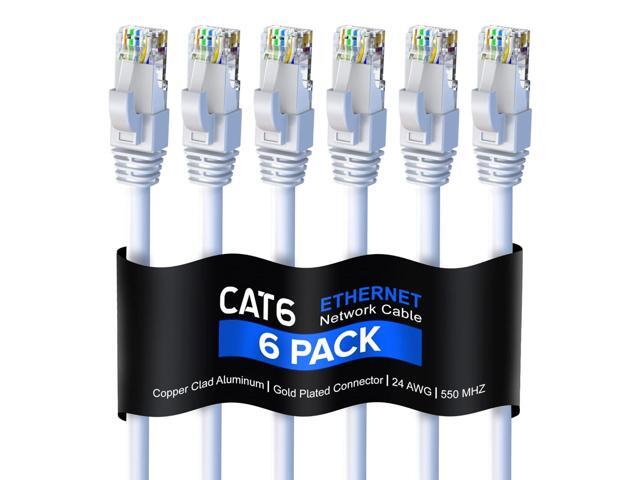 Click here for Maximm Cat 6 Ethernet Cable 5 ft (6-Pack) - High-S... prices
