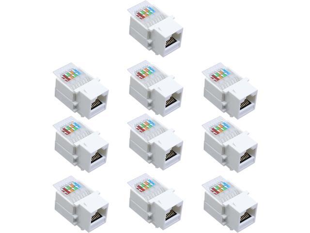 Click here for Antrader RJ45/Cat6/Cat5e Tool-Less Keystone Jack C... prices