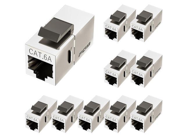 Click here for FGB 10 Pack Cat6a Shielded Keystone Coupler  Femal... prices