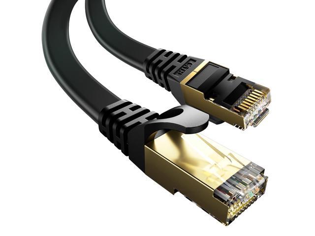 Click here for Cat 8 Ethernet Cable 20 ft with Clips Flat High Sp... prices
