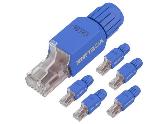Click here for VCELINK RJ45 Connector Tool-Free  CAT6A Field Term... prices