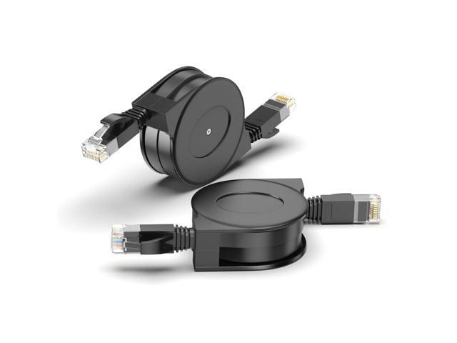 Click here for Cat6 Ethernet Cable Retractable rj45 8p8c Flat Gig... prices