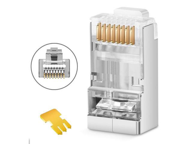 Click here for Shielded RJ45 CAT5 CAT6 Pass Through Connectors -... prices