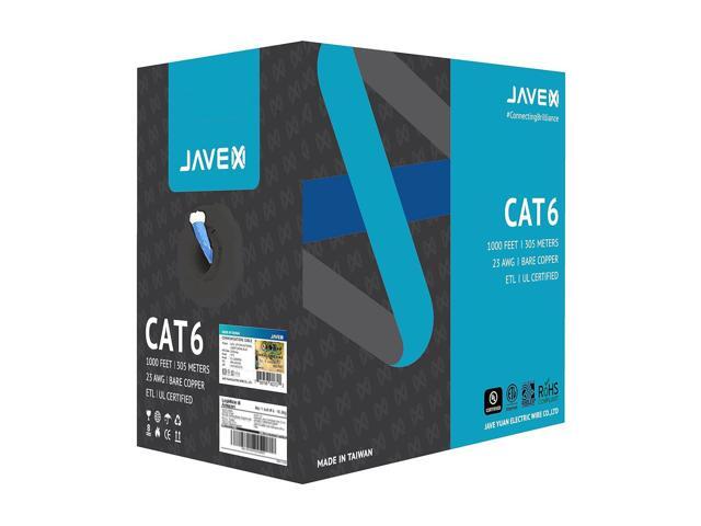 Click here for JAVEX 23AWG CAT6 UL in-Wall Rated Solid Bare Coppe... prices