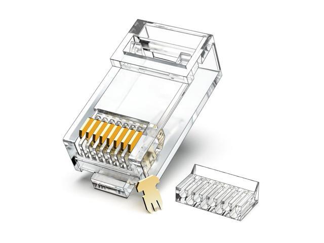Click here for Cat6 RJ45 Connectors  Cat 6 2-Piece RJ45 Ends  UTP... prices