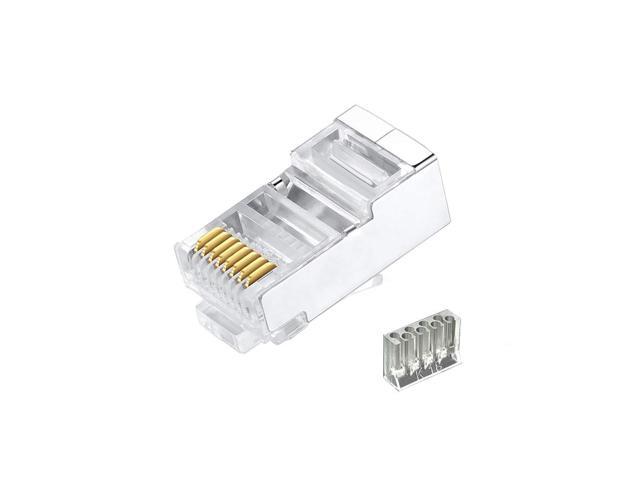 Click here for 50 Pcs Cat6 RJ45 Connectors  Cat6 RJ45 Plugs  Cat6... prices